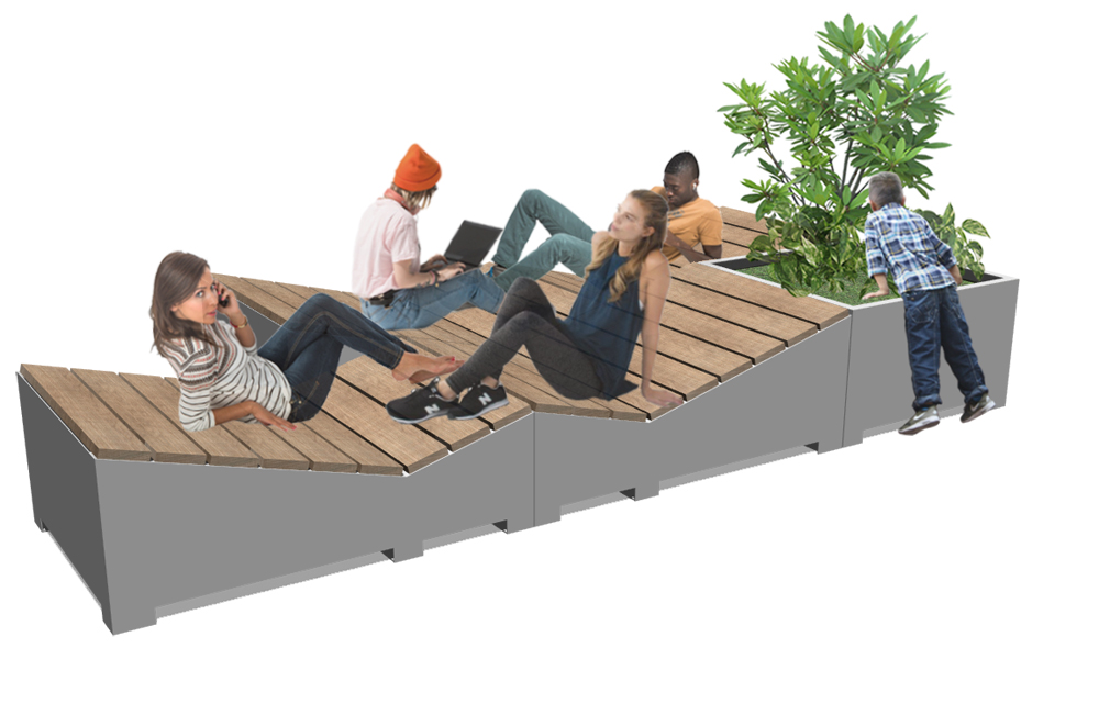 DUNE: BENCH – Frepat Urban, Street Furniture