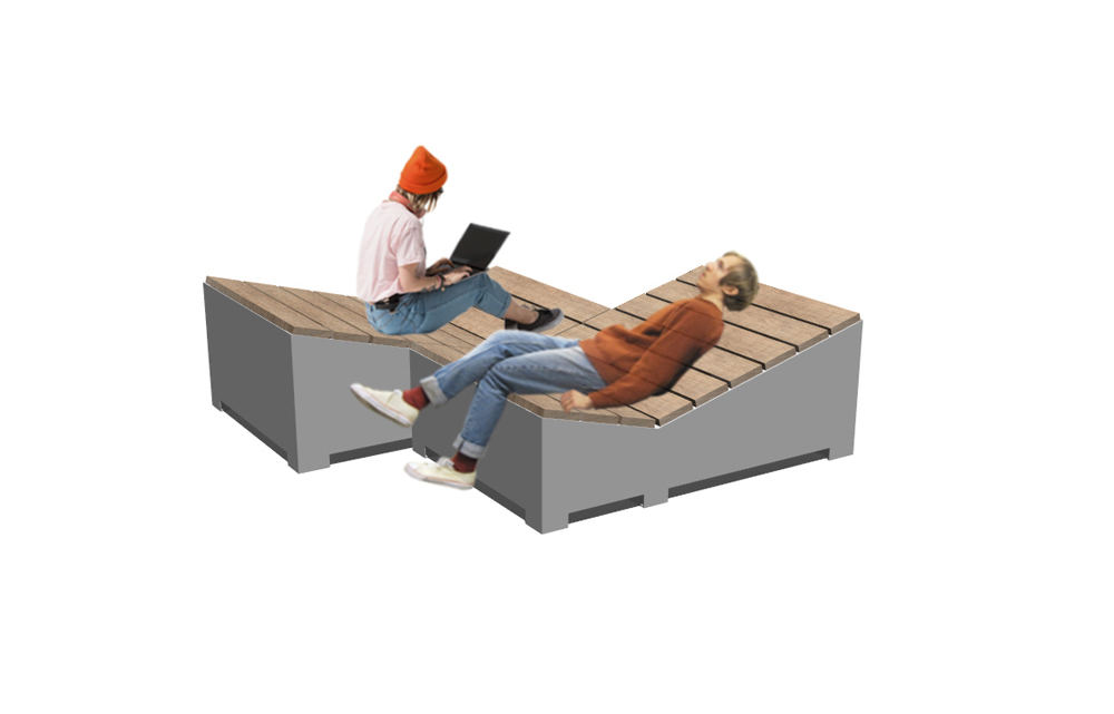 DUNE: BENCH – Frepat Urban, Street Furniture