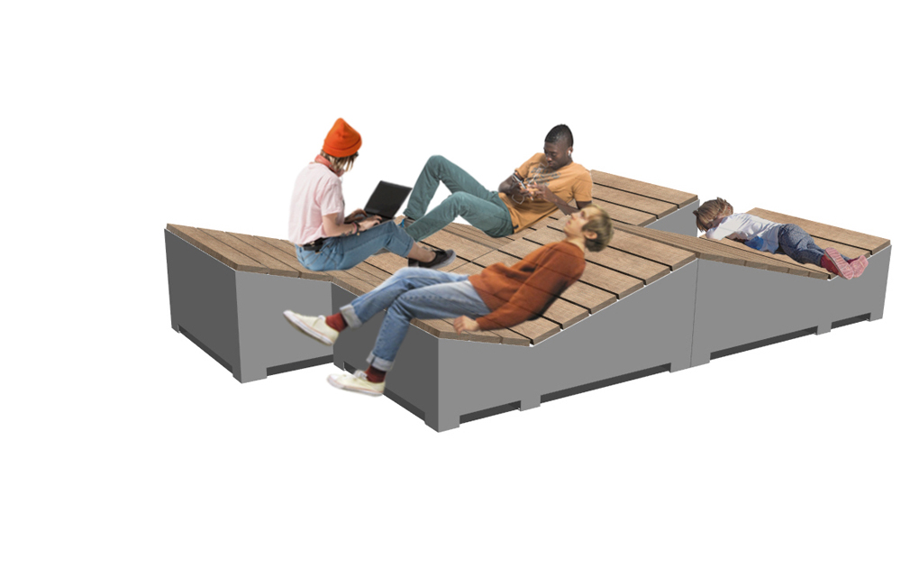 DUNE: BENCH – Frepat Urban, Street Furniture