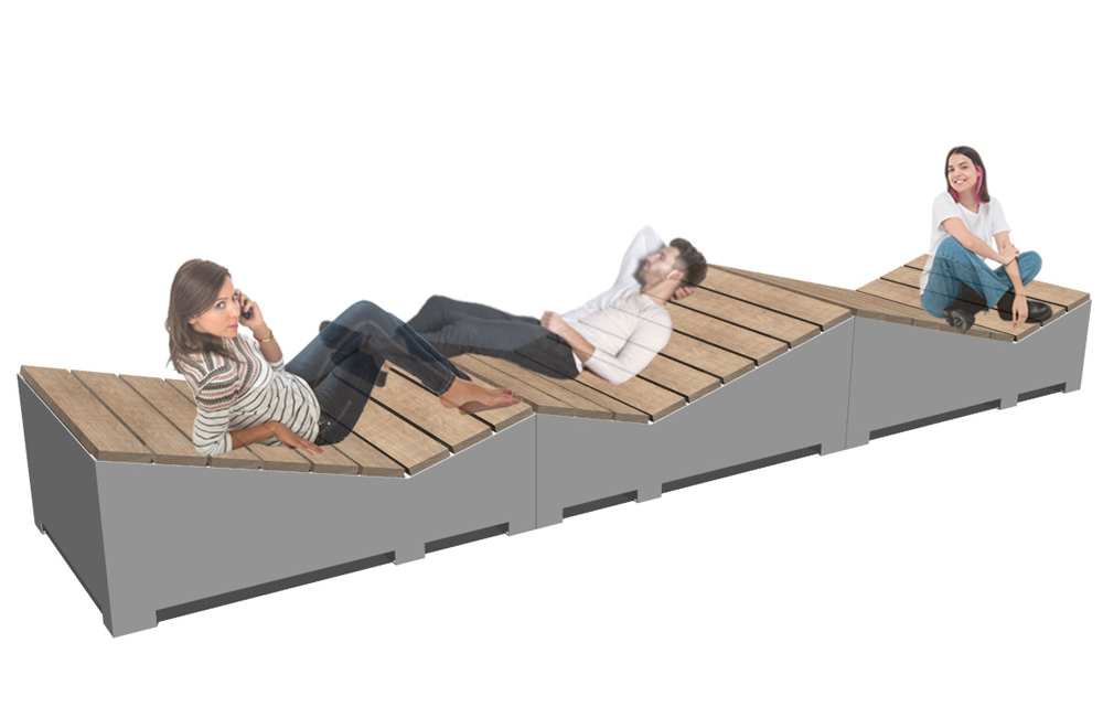 DUNE: BENCH – Frepat Urban, Street Furniture